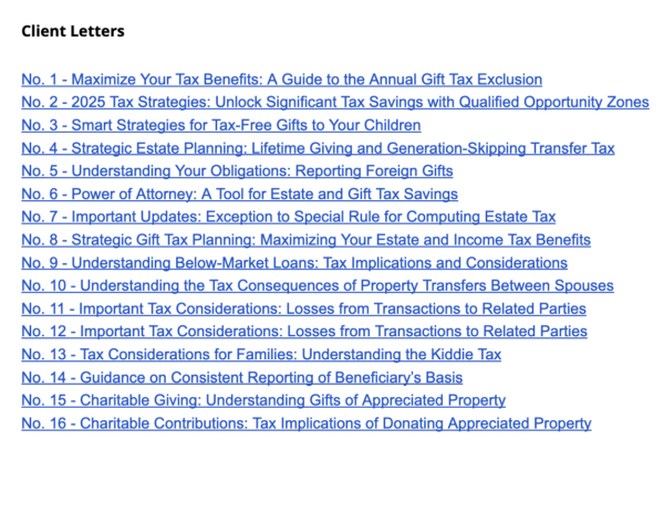 30 Ready-to-Use Tax Client Letter Templates for 2025 | Boost Your Tax ...